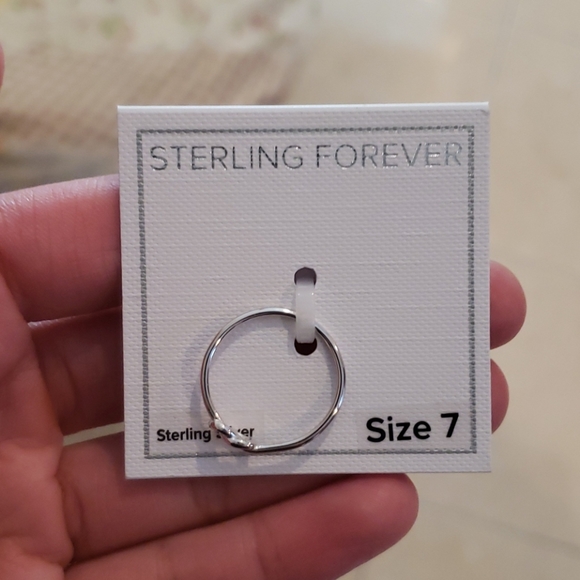 Sterling Forever | Jewelry | Sterling Forever Infinity Size 7 Silver ...